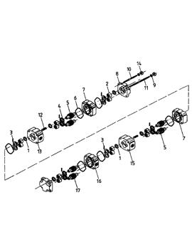 China 00400536 GEAR Case parts 7000, 7700, A7000, A7700, A8000, A8800 for sale