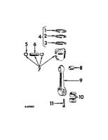 China 392836R92 PISTON Case parts C-200, C-301 for sale
