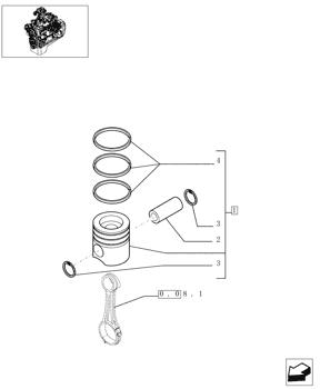 China 8094692 PISTON RINGS KIT Case parts F4BE0484C D601 for sale