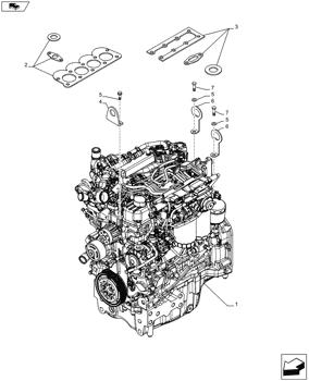 China 8097869 KIT, ENGINE TOP GASK Case parts F5HFL413B A002, 580SN, 580N, F5DFL413H A009, F5HFL413J A002, F5DFL413H A015, SV250, F5DFL413H A017, 580SN WT, F5HFL413G A001, 570NXT, SV300, SR220, TV380, 590SN, TR320, F5HFL413A A001, F5HFL413B A001,... for sale