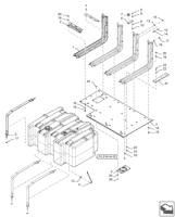 China 86521425 SPRING NUT,Tinn, U, 1/4