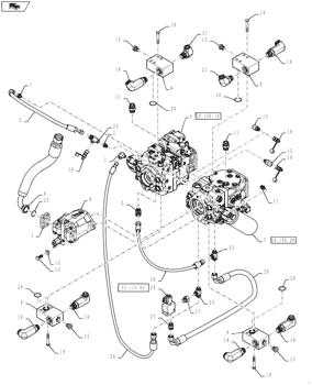 China 87271202 HOSE Case parts 3330, 3230, PATRIOT 3240, SPX3320 for sale
