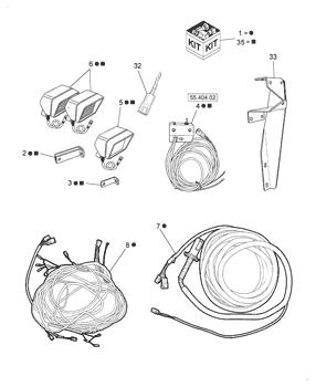 China 87060804 WIRE HARNESS Case parts SBX520, SBX530, SB521, SBX540, SB531, SBX550, SB541, SB541C, SB551 for sale
