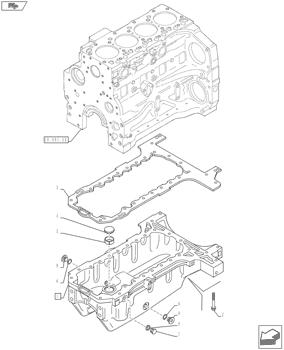 China 2830645 OIL PAN GASKET SET Case parts F4CE9484L J603, FARMALL 95, JX1100U, F4CE9484L J600, F4CE9484L J602, FARMALL 105U, F4CE9484C J600, FARMALL 85U, FARMALL 95N, FARMALL 90, JX1085C, JX1070U, FARMALL 85C, FARMALL 95U, JX1095C, JX1080U, F... for sale