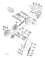 China 1541699C1 V-BELT,16.00 mm W x 2446.85 mm L, 2 Ribs Case parts 1660, 1666 for sale