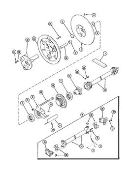 China 244423A3 V-BELT,2615.67 mm L Case parts 2366, 2388 for sale