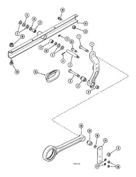 China 186651C92 SUPPORT Case parts 2144, 1670, 2166, 1680, 2188, 1660, 1682 for sale