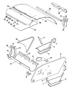 China 46953 SUPPORT Case parts FH100 for sale