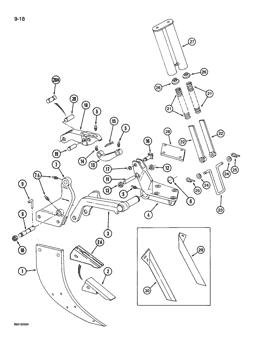 China 485537R4 SUPPORT Case parts 6814, 7500, 10, 6810, HSES, 14, 800, HSCS, 700, HSCU, 720, HSCXK, 730, 450, HSCXN, HSCXT for sale