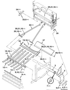 China 700710922 V-BELT,1140.46 mm L for sale