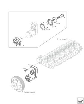 China 504035148 SUPPORT Case parts F4HFP613A H001, F4HFE413P A008, F4HFE413P A001, F4HFP613B H005 for sale