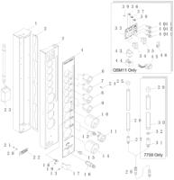 China 00908492 SUPPORT Case parts A7700, A7000 for sale
