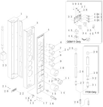 China 00908492 SUPPORT Case parts A7700, A7000 for sale