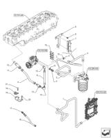 China 5801501538 HYD TUBE Case parts F3DFE613F B002, F3HFE613D B002, F3HFE613G B001, F3HFE613B B001, F3HFE613G B002, F3HFE613B B002, F3JFE613A B005, F3JFE613B B006, F3DFE613F B001, F3HFE613D B001 for sale