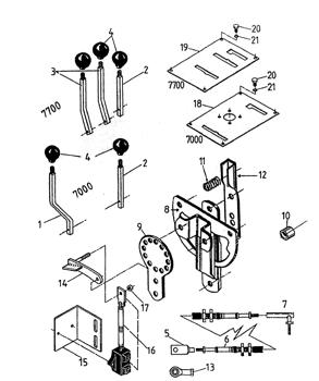 China 00132712 SWITCH Case parts 7000, AUSTOFT, 7700 for sale