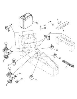 China 00198162 SWITCH Case parts A7700, 7700, 7000, A7000 for sale