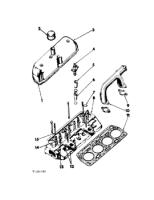 China 3043824R12 CYLINDER HEAD Case parts 2300, 354, 276, 201 for sale