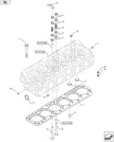 China 504248307 CYLINDER HEAD GASKET Case parts F2CFE614A B001, F2CFE614H B005, F2CFE614F B004, F2CFE614F B005 for sale