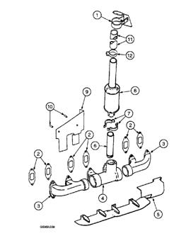 China 326699R1 TUBE ASSY.,90.17mm Bore Dia Case parts 806, D-361, DT-407, DT-361, D-407, 2806 for sale