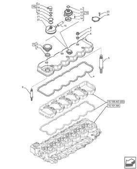China 504153152 TUBE Case parts F4HFE613D B006, F4HFE413P A001, F4HFE6137 B003, F4HFE413P A008, F4HFP613B H005 for sale
