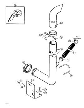 China 84609C1 TUBE,85 mm ID x 88.9 mm OD x 620, 197.4 mm L Case parts 1660, 1680, 1670 for sale
