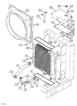 China 131751A2 RADIATOR Case parts 7250, PX190, 6831T, PX215, 6831TA, 8940, PX240, 9310, 8930, 8950, 9330, P215, 7230, P240, 7240 for sale