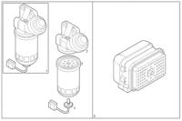 China 1908547 FUEL FILTER Case parts FVAE2884X B200 for sale