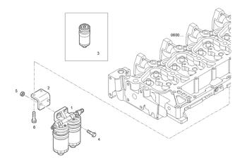 China 504079349 FUEL FILTER, ASSY Case parts F4GE0684C D600 for sale