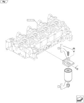 China 84171722 FUEL FILTER Case parts FARMALL 120A, FARMALL 105V, TX742, TX842, FARMALL 90, FARMALL 125A, MAXXUM 100, FARMALL 95, FARMALL 140A, MAXXUM 125, FARMALL 75N, JX1070U, FARMALL 105U, FARMALL 105N, FARMALL 95U, JX1080U, MAXXUM 110... for sale
