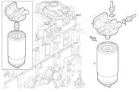 China 84477348 FUEL FILTER Case parts FARMALL 65A, 321E SERIES 3, F5CE5454B A005, F5CE9454G A001, 21E SERIES 3, 420CT, 420, F5AE9454D A001, 221E SERIES 3, 121E SERIES 3, F5AE9454F A001, F5CE9484B A002 for sale