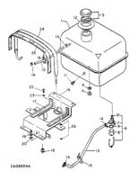 China 1061759C3 FUEL TANK Case parts 274, 284 for sale