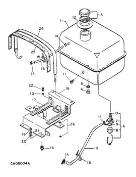 China 1061759C3 FUEL TANK Case parts 274, 284 for sale
