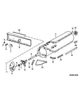 China 185166C91 HUB Case parts 1460, 1670, 1480, 1680, 1482, 1470, 1640, 1440 for sale