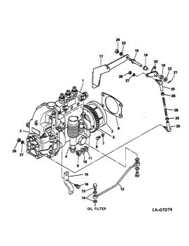 China 1058187C91 FUEL INJECTION PUMP Case parts 274, 284 for sale