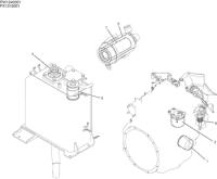 China 119802-55800 FUEL-FILTER E/G, (YANMAR DIESEL) Case parts CX31B for sale