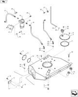 China 11LQ-20521 FUEL HOSE Case parts 1221F for sale