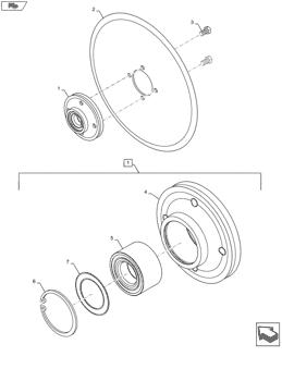 China 84235653 HUB Case parts 500, 500T for sale
