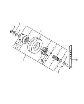 China 134018 ROLLER BEARING,19.05mm ID x 34.92mm OD x 69.85mm W Case parts SBX530, SBX520, SBX540 for sale