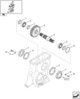 China 84000814 ROLLER BEARING,140mm ID x 210mm OD x 45mm W Case parts LBX431R, LBX431S, LBX432R, LBX432S, LB433R, LBX421R, LB433S, LBX421S for sale
