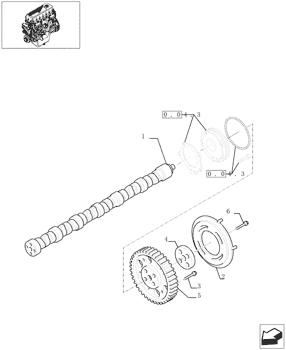 China 500313023 PLATE Case parts F2BE0684A B003 for sale