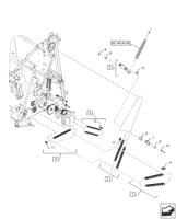 China 84266904 PLATE Case parts RB455A, RB565, RB465, RB455 for sale