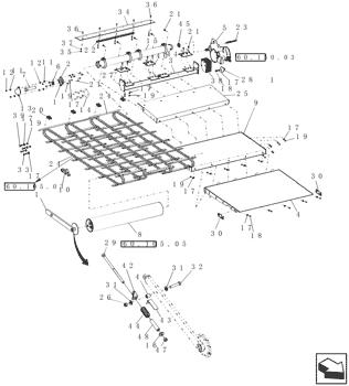 China 84158112 PLATE Case parts 7230, 9230, 7120, 8230, 9120, 8120 for sale