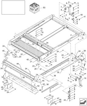 China 84433795 PLATE Case parts AFX8010 for sale
