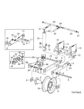 China 1277981C1 SPACER Case parts 800 for sale