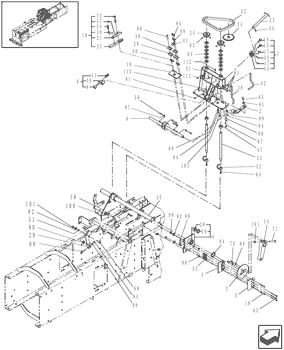 China 128535 SPACER Case parts SB531, SB541, SBX540 for sale