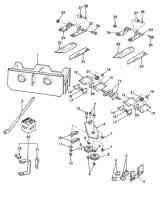 China 133380 SPACER Case parts SB531, SB541, SBX540 for sale