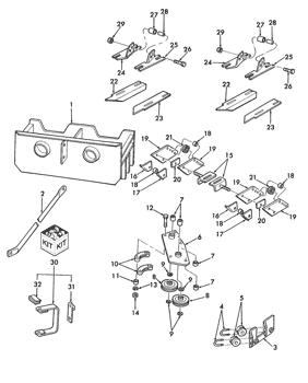 China 133380 SPACER Case parts SB531, SB541, SBX540 for sale