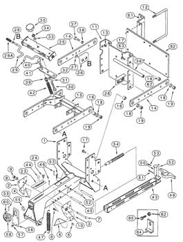 China 183502A1 SPACER Case parts 5500, 955, 1200, 1200PT, 5400 for sale
