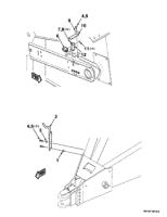 China 6179832 SPACER Case parts 8435, 8570, 8575, 8576, 8580, 8585, 8590, 8840, 8850 for sale