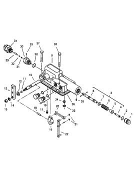 China 00407412 SPACER Case parts A7700, 7000, 7700, A7000 for sale
